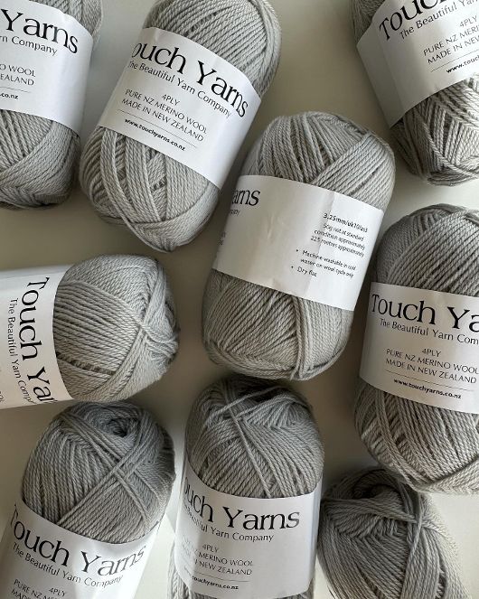 pure merino 4ply - silver - 422 – Touch Home Store